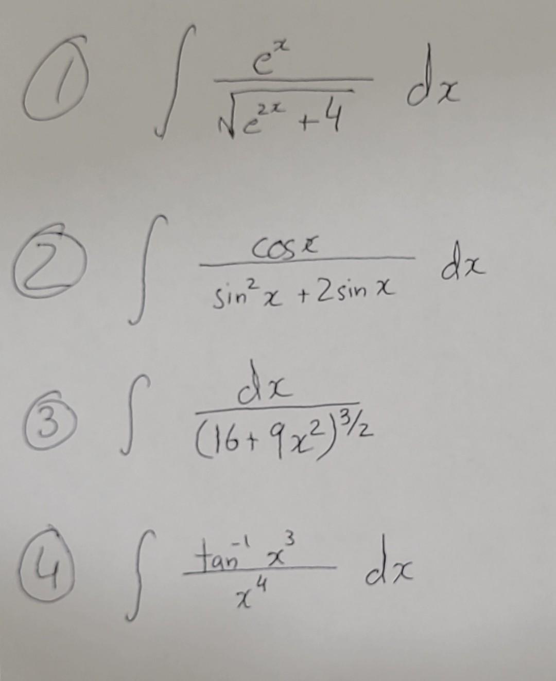 Solved Use a table of integrals to evaluate the following | Chegg.com