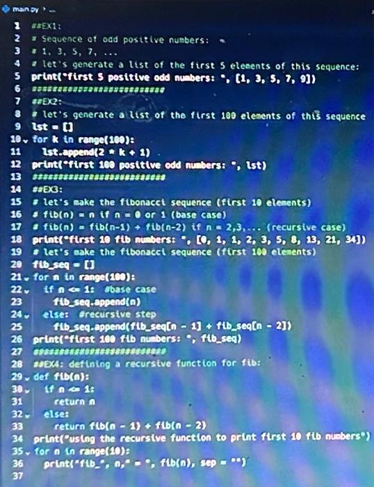 1 anex1: 2 I Sequence of odd positive numbers: | Chegg.com
