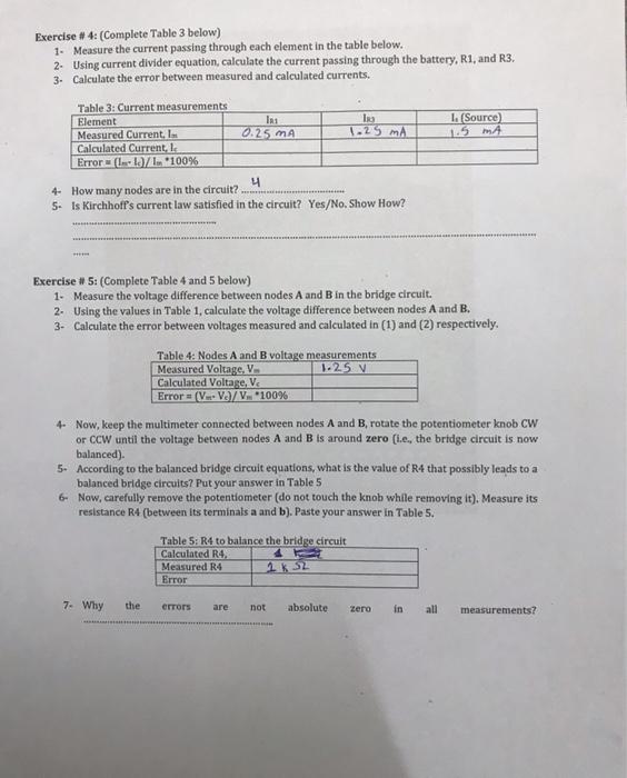 Solved Exercise # 1: Build the circuit shown in Figure 1 | Chegg.com