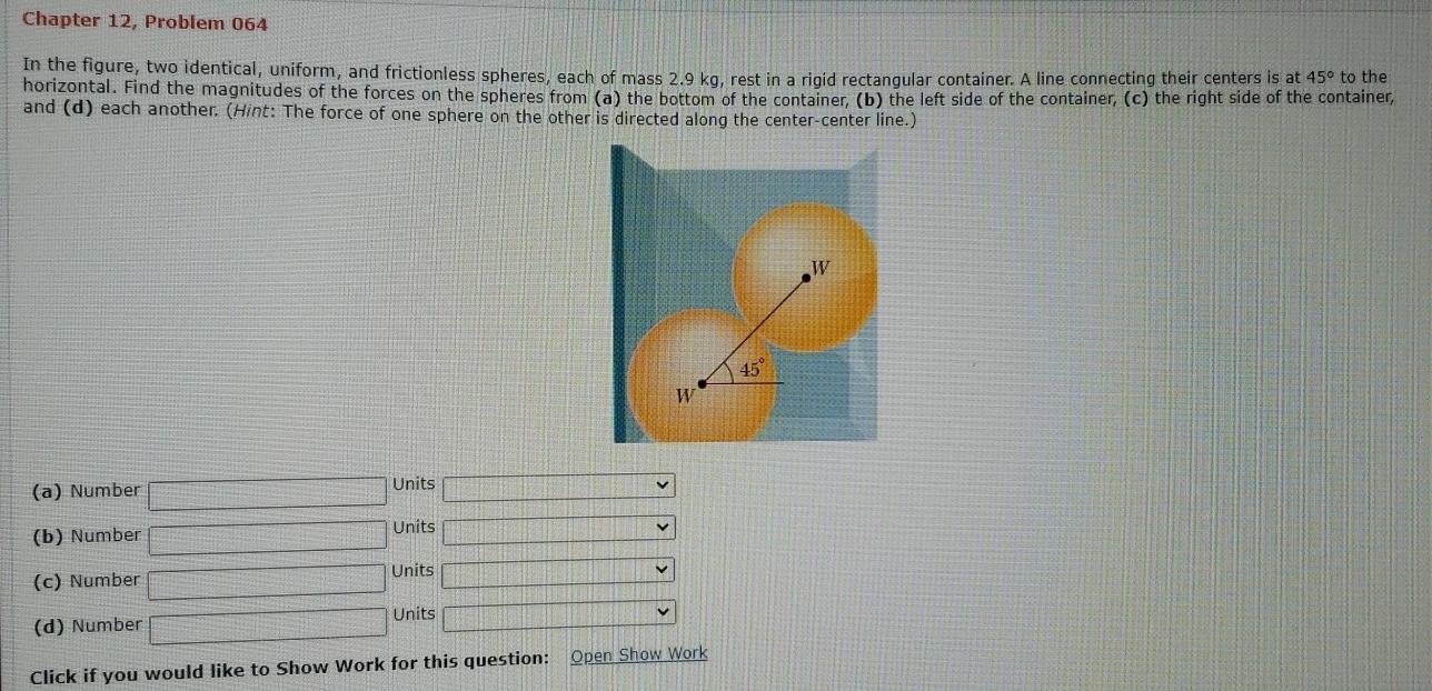 Solved Chapter 12, Problem 064 In the figure, two identical, | Chegg.com