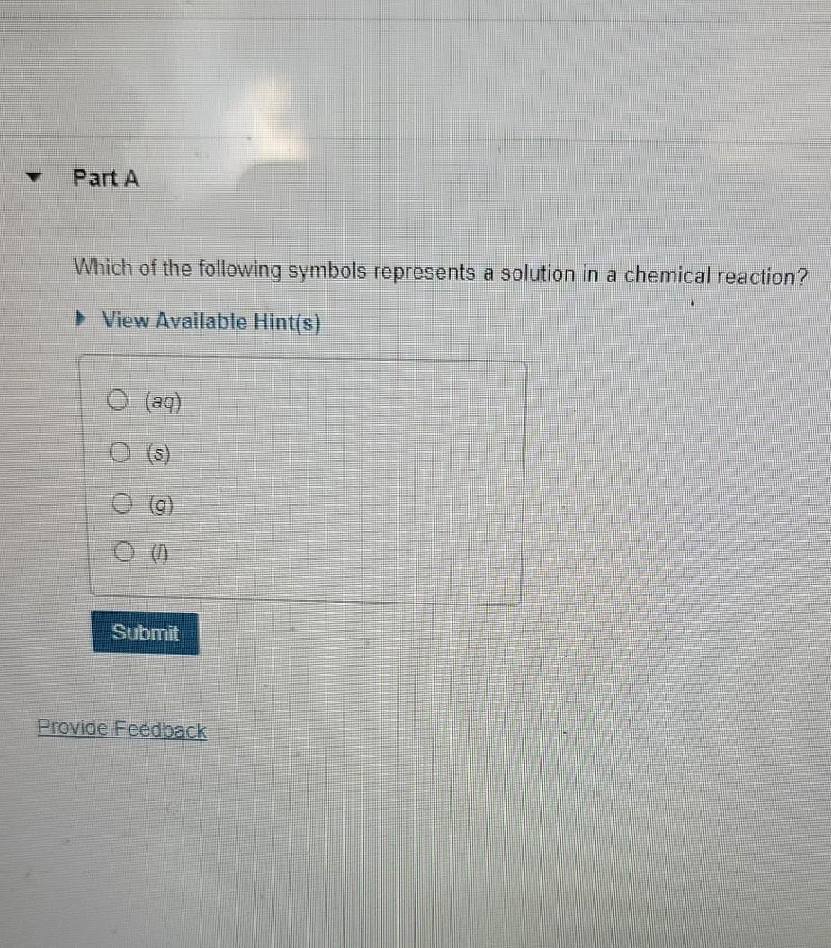 Solved Which of the following symbols represents a solution | Chegg.com