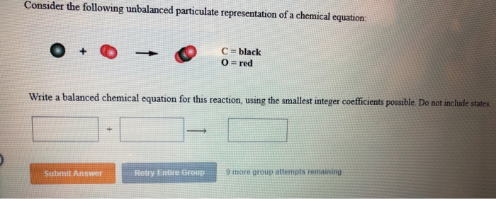 Solved Consider the following unbalanced particulate | Chegg.com