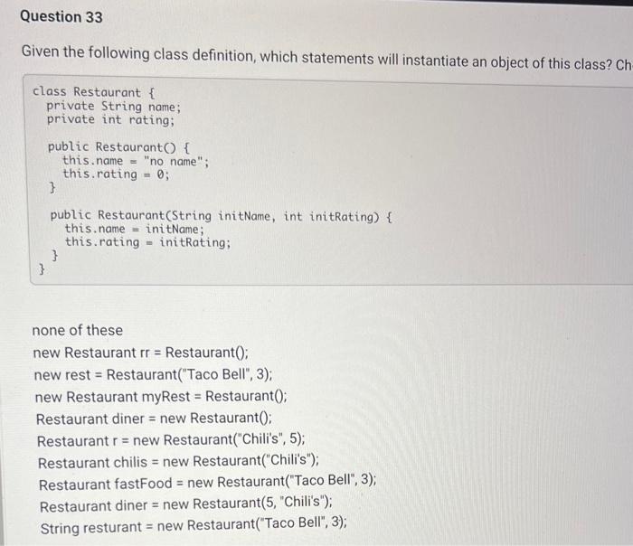 Solved What is the output of this Java program? class Driver | Chegg.com