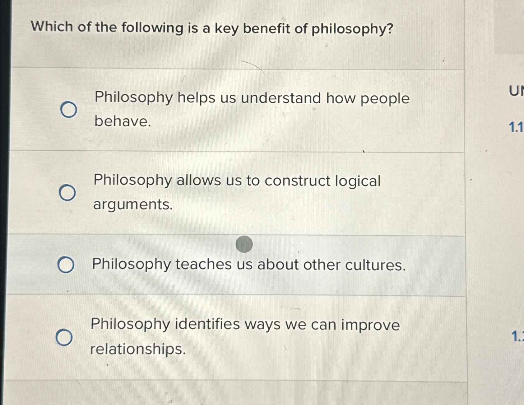 Solved Which of the following is a key benefit of | Chegg.com