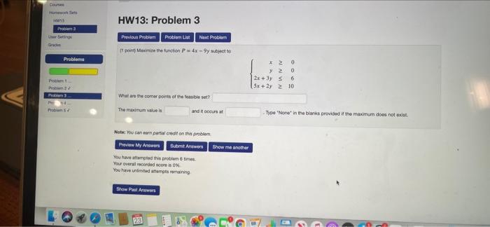Solved con Proba HW13: Problem 3 Previous Problem | Chegg.com