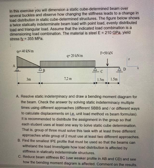 In this exercise you will dimension a static | Chegg.com