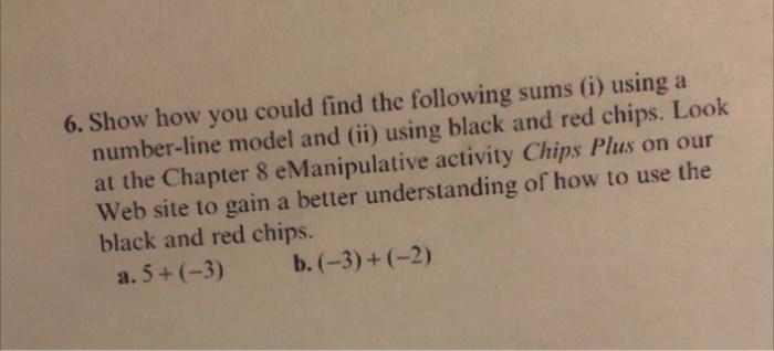 Solved 6. Show how you could find the following sums (i) | Chegg.com