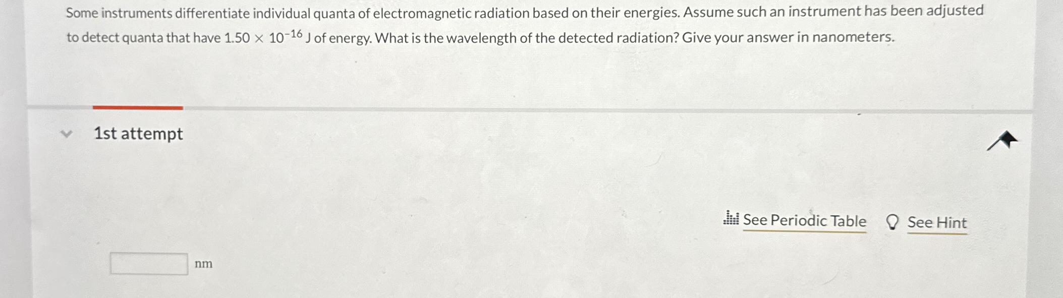 Solved Some instruments differentiate individual quanta of | Chegg.com