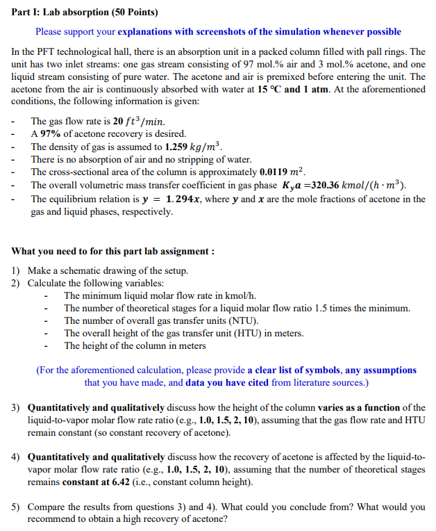 Solved Please explain this question and solve : Part I: Lab | Chegg.com