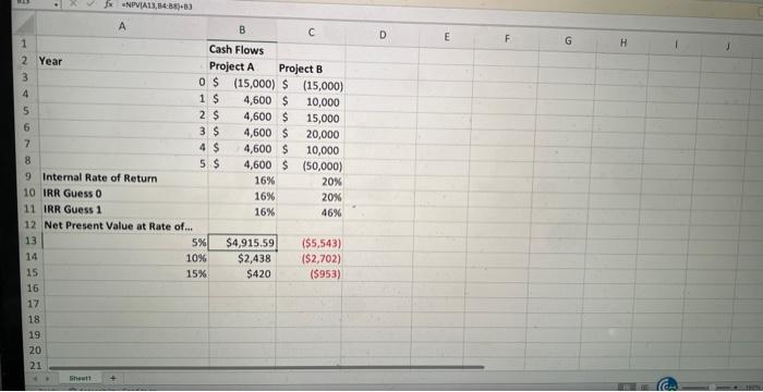 Solved 3. The IRR decision rule compares the IRR to the | Chegg.com