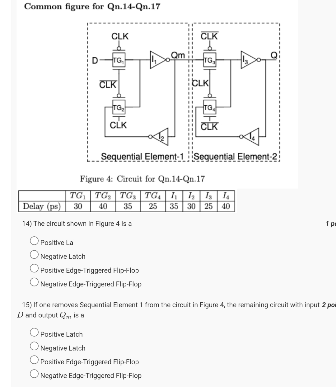 Solved Common figure for Qn.14-Qn. 17Figure 4: Circuit for | Chegg.com
