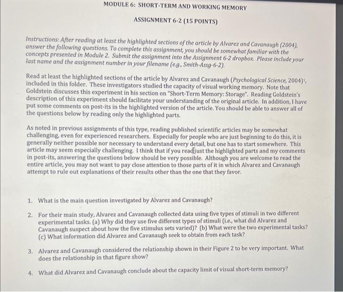 Solved ASSIGNMENT 6-2 (15 POINTS) Instructions: After | Chegg.com