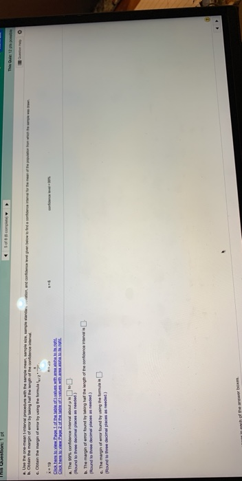 Solved Inis Uuestion: 1 pt t on and confidence below to find | Chegg.com Solved Inis Uuestion: 1 pt t on and confidence below to find | Chegg.com