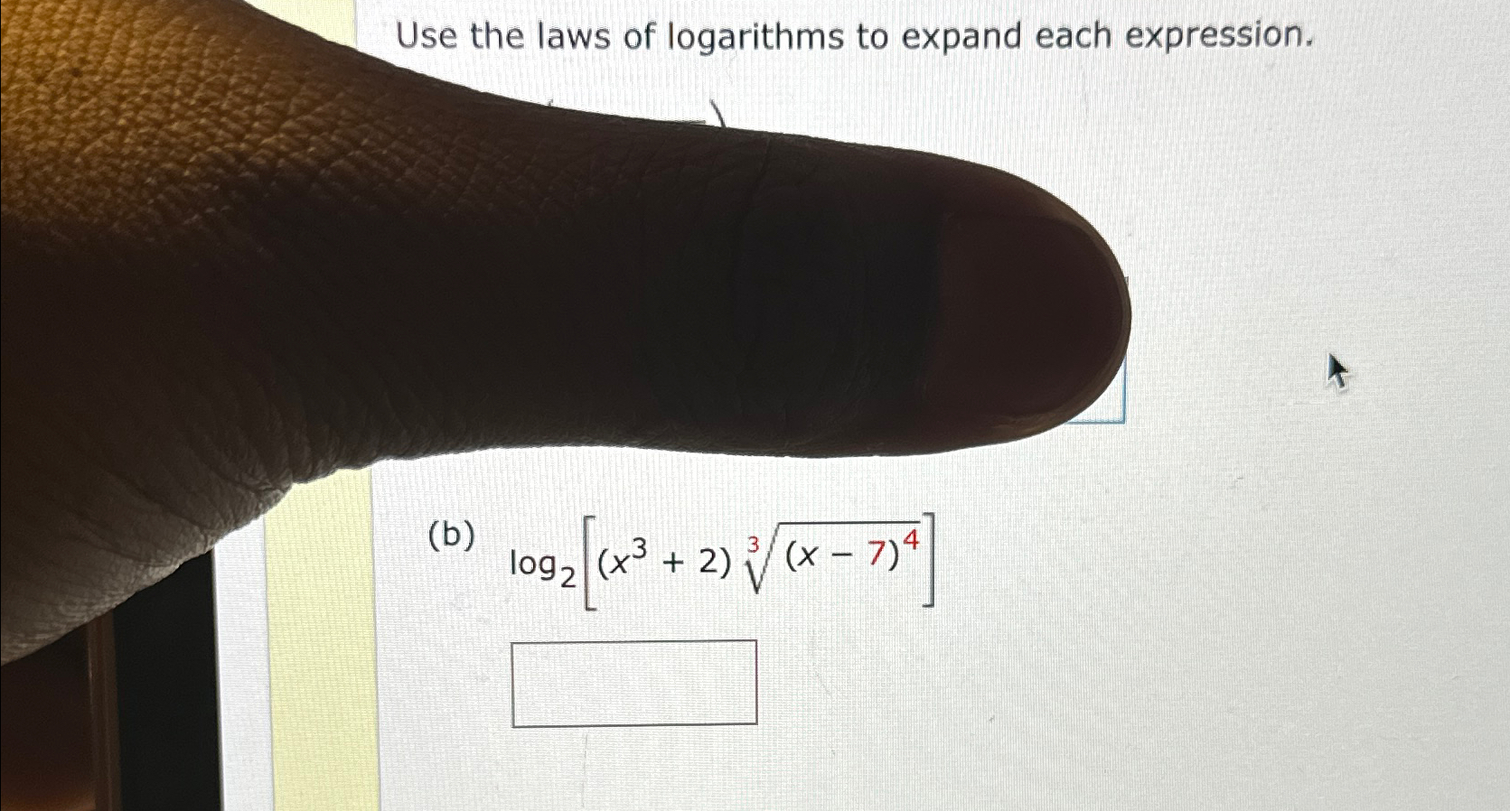 Solved Use the laws of logarithms to expand each | Chegg.com