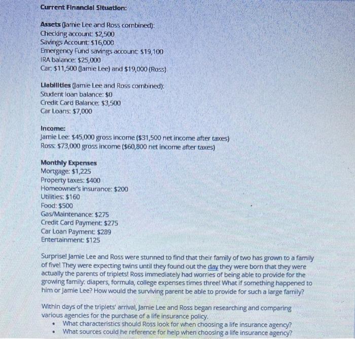 Solved Income: Jamie Lee: $45,000 gross income (\$31,500 net | Chegg.com