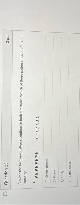 Solved Assume the following patterns continue in both | Chegg.com