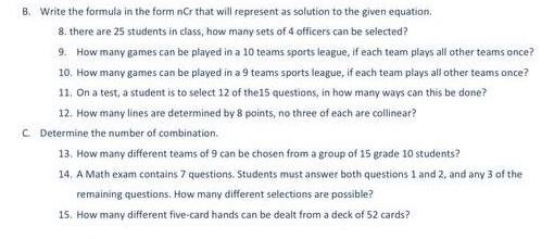 Solved LEARNING TASK.3 Find the Union and intersection of | Chegg.com