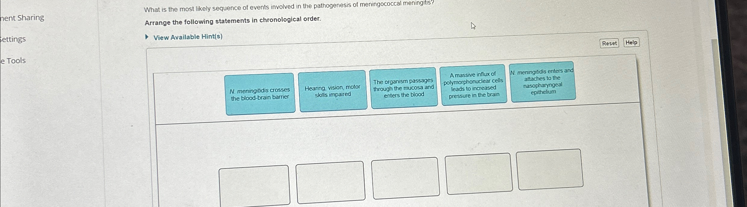 Solved What is the most likely sequence of events involved | Chegg.com