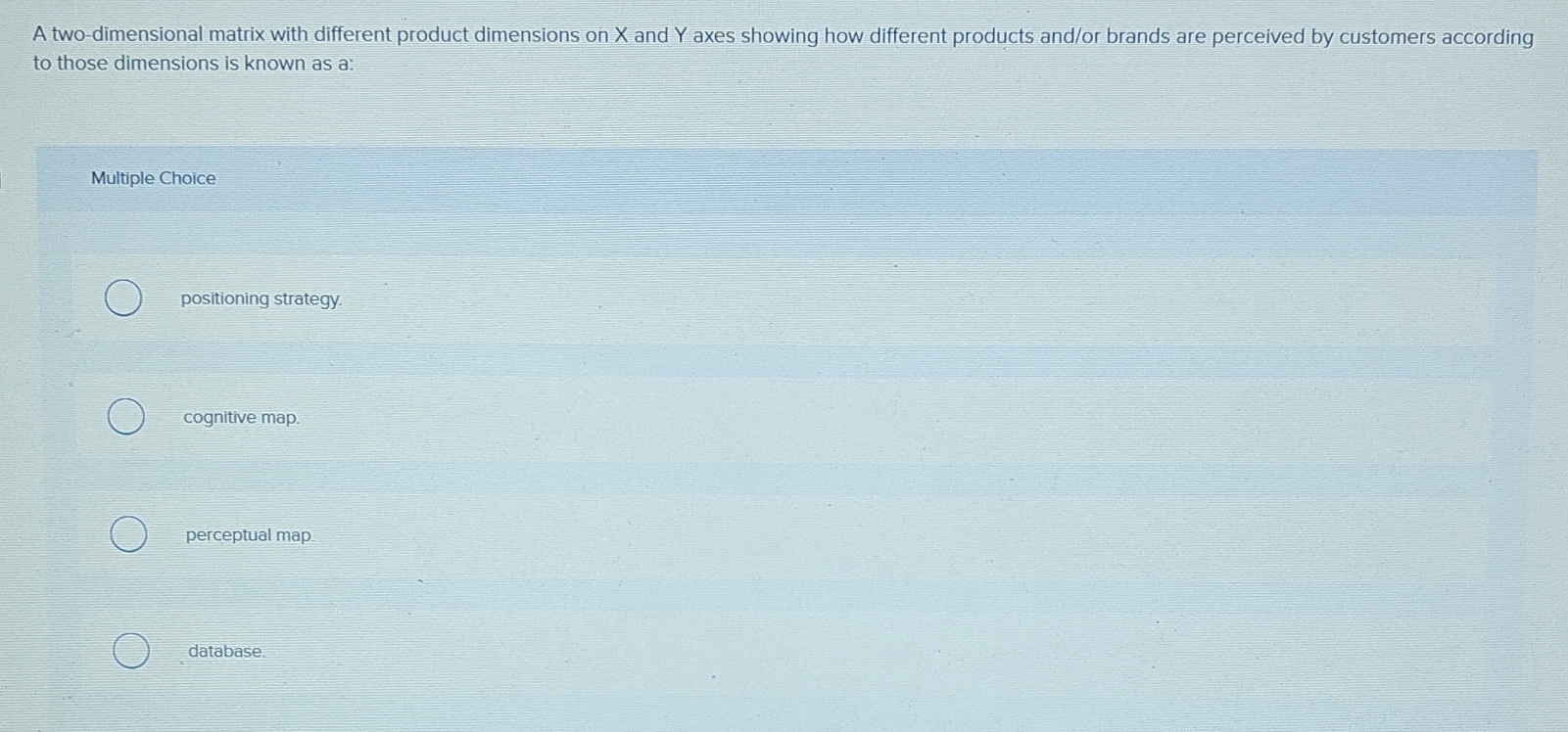 Solved A two-dimensional matrix with different product | Chegg.com