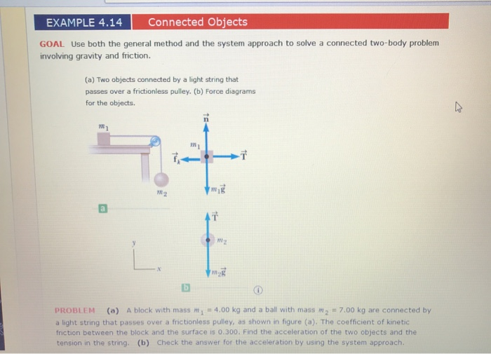 Solved EXAMPLE 4.14 Connected Objects GOAL Use both the | Chegg.com