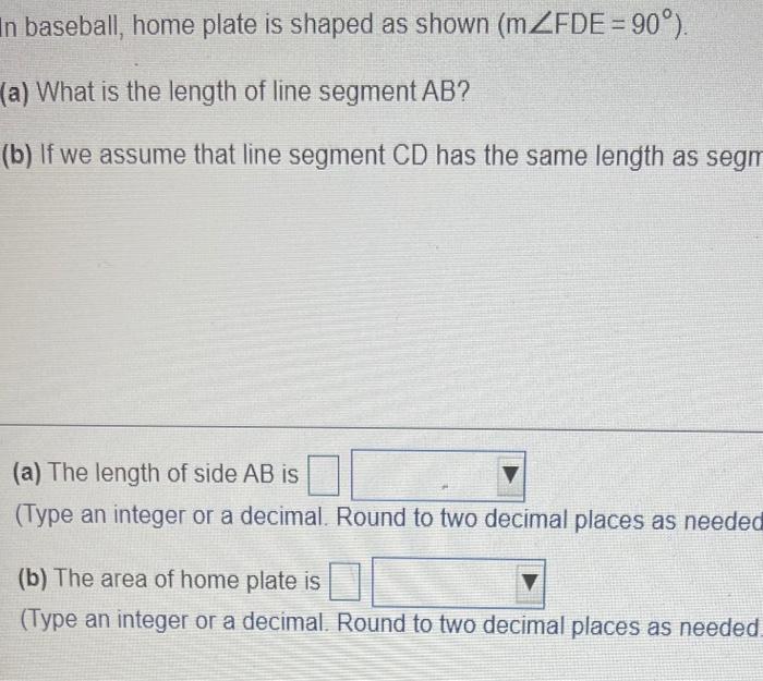 Solved a)what is the length of line segment AB?b) if we | Chegg.com