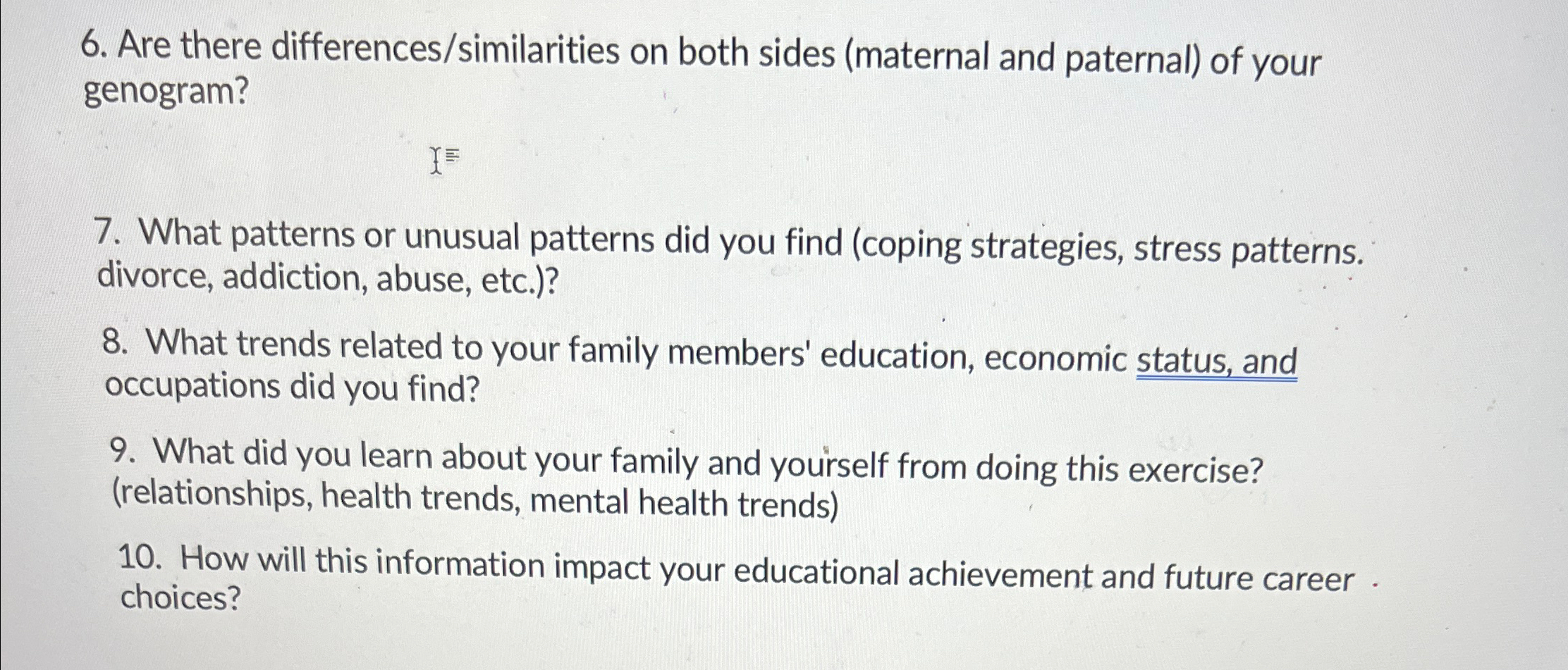 Solved Are there differences/similarities on both sides | Chegg.com