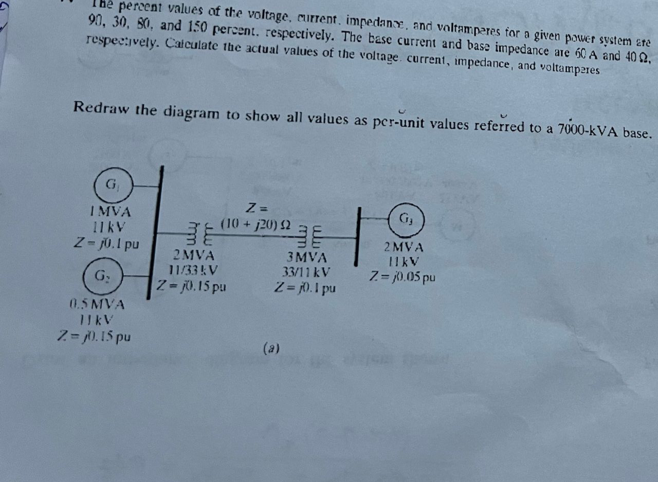 Solved 1 ﻿te percent values of the voltage, current. | Chegg.com