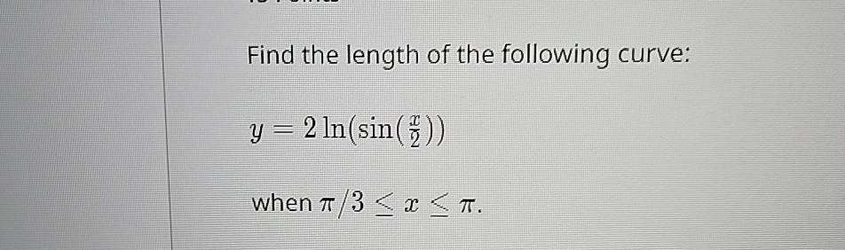 Solved Find the length of the following | Chegg.com