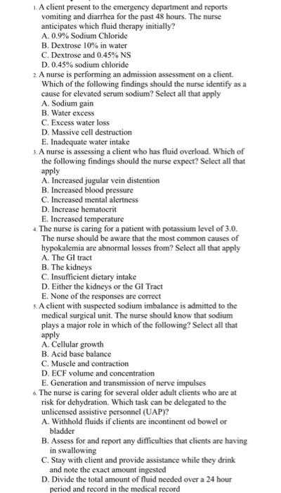 Solved 20. IV potassium chloride (KCl)60mEq is prescribed | Chegg.com