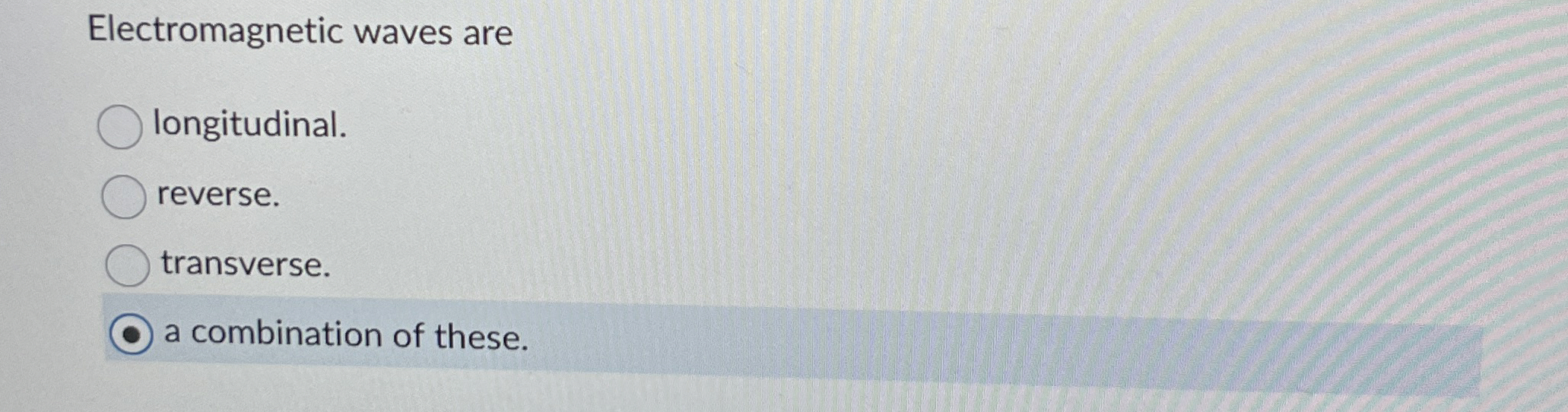 Solved Electromagnetic waves | Chegg.com