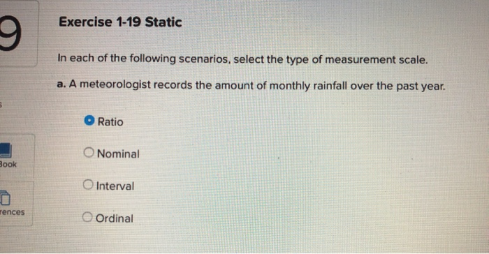 Solved Exercise 1-19 Static In each of the following | Chegg.com