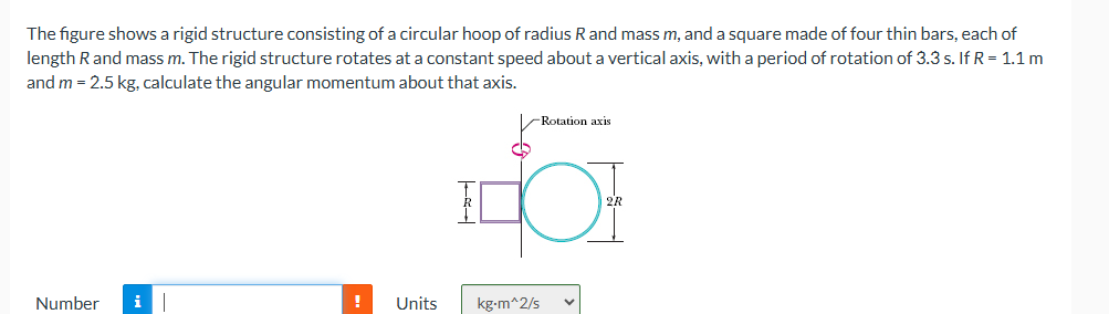 Solved The figure shows a rigid structure consisting of a | Chegg.com