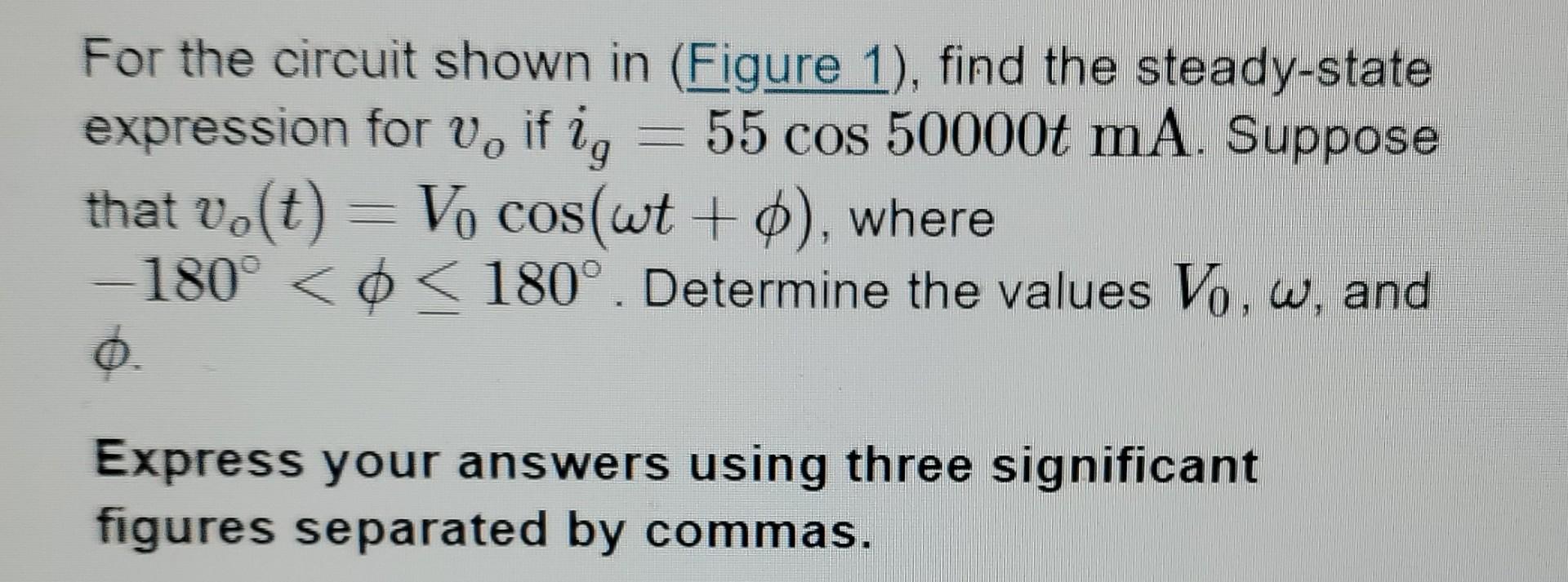 Solved 1ΝΟ Ω ΛΜν MAP 4 Η HE 80 ΠΕ ξ 500Ω nF 8 For the | Chegg.com