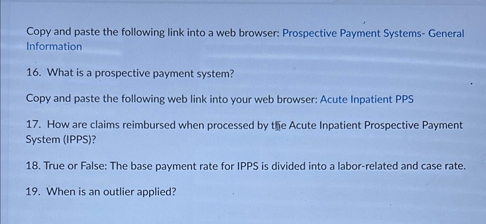 Solved Copy and paste the following link into a web browser: | Chegg.com