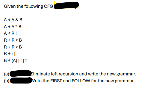Solved Given the following | Chegg.com