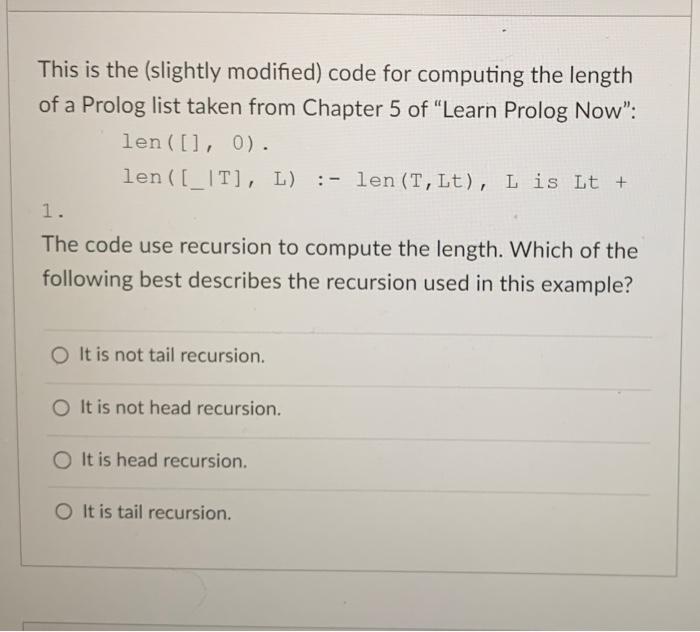 Solved Which of the following unifies in Prolog? woman(mia) | Chegg.com