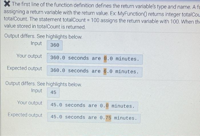 Solved my code is line 2 not sure what i am doing wrong | Chegg.com
