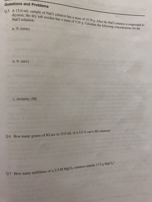 can you please help with part B, C, and Q? Are my | Chegg.com