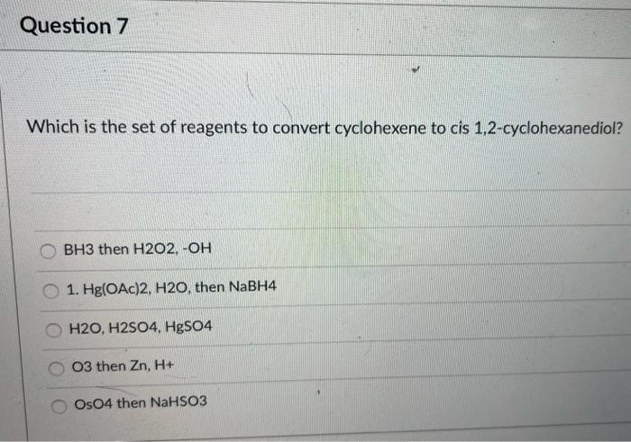 Solved Question 5 Markovnikov's rule applies to: addition of | Chegg.com