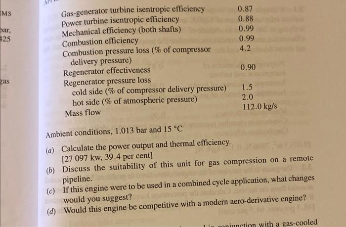 Solved The following data apply to a regenerative cycle | Chegg.com