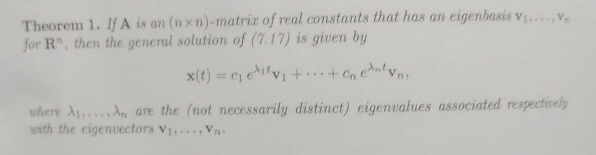 Solved 1. Use Theorem 1 to obtain the general solution of | Chegg.com