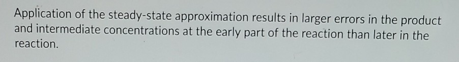 Solved Q 3 1 Steady State Approximation Question Is