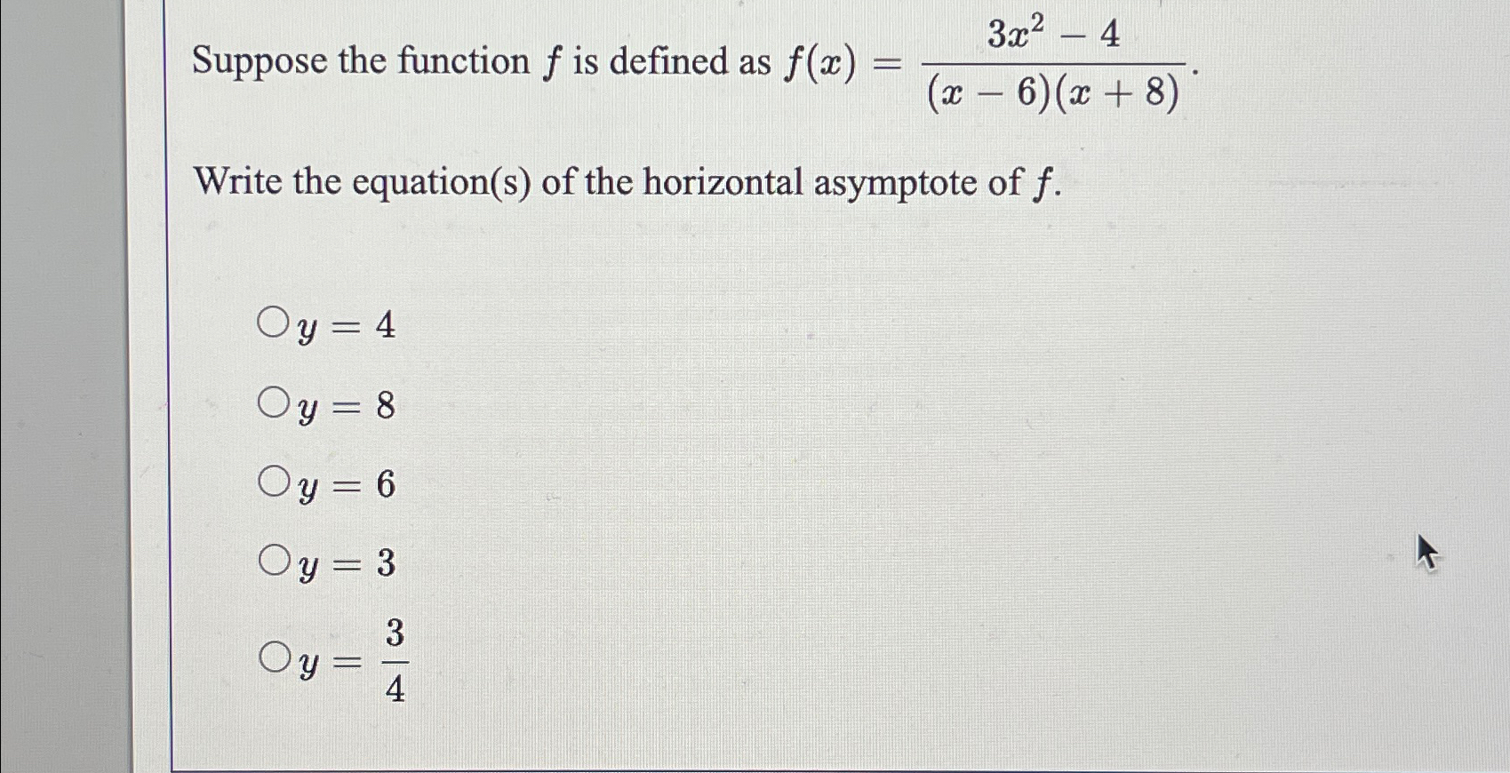 Solved Suppose the function f ﻿is defined as | Chegg.com