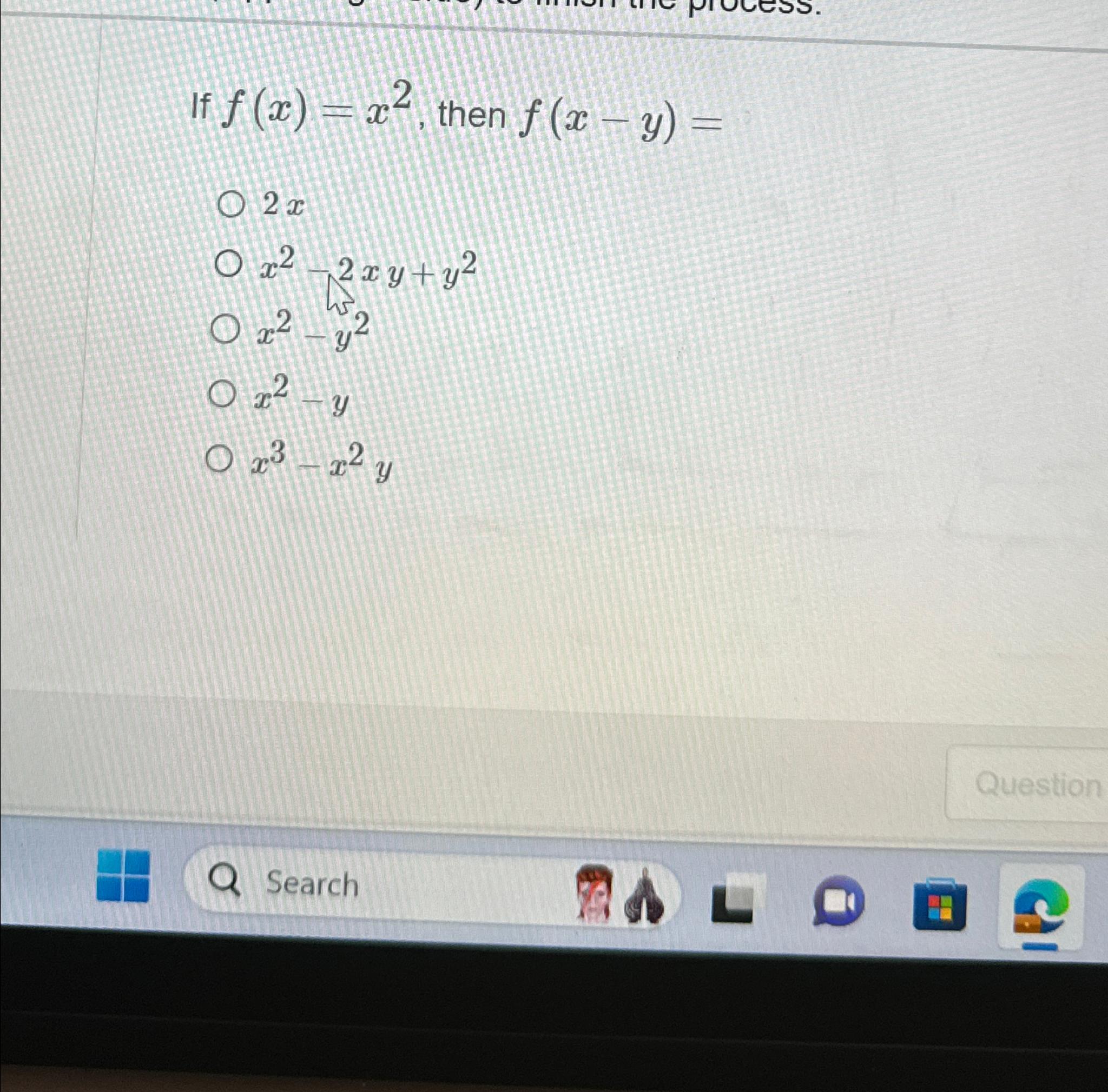 Solved If f(x)=x2, ﻿then | Chegg.com