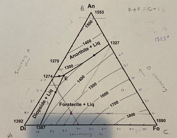 Solved LAB EXEKUISES FO Di An FO-DI-AN TERNARY PHASE DIAGRAM | Chegg.com