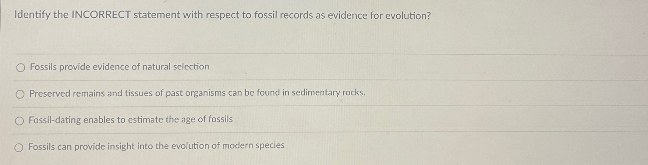 Solved Identify the INCORRECT statement with respect to | Chegg.com