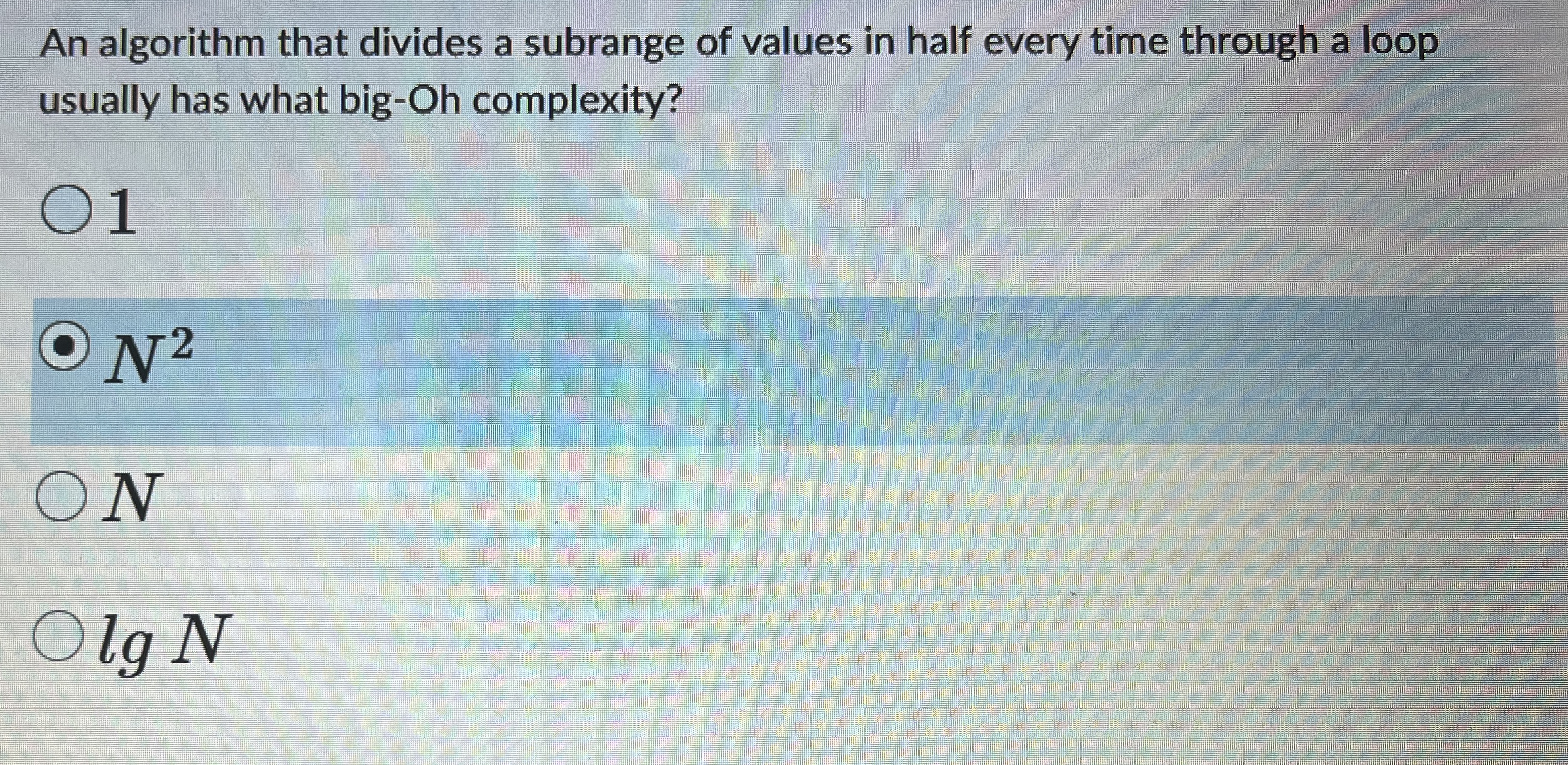 Solved An Algorithm That Divides A Subrange Of Values In 4614