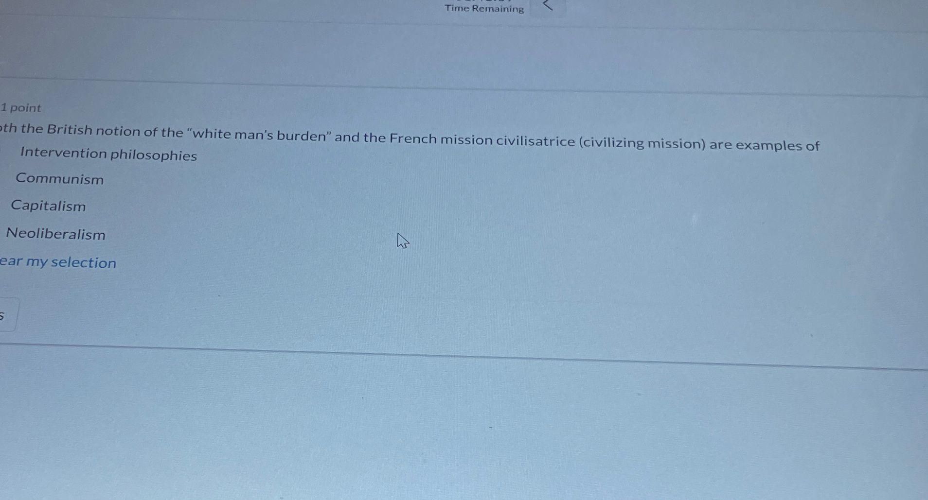 Solved th the British notion of the "white man's burden" and | Chegg.com