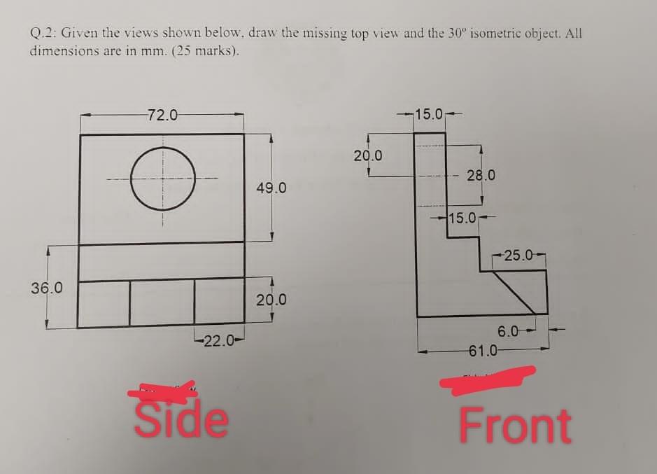 [Solved]: quickly please Q.2: Given the views sho