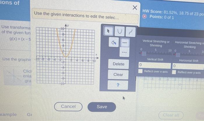 Solved so I choosing my tool but it keeps plotting a wrong | Chegg.com